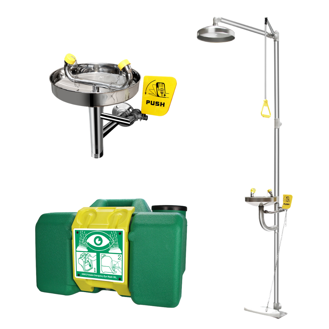 Emergency Showers & Eye Wash Units — Shield Right