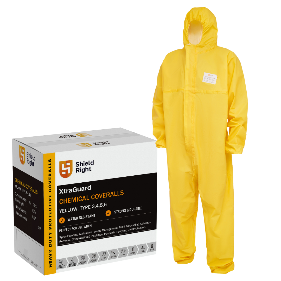 Laminated Chemical Coveralls - Type 3/4/5/6 — Shield Right