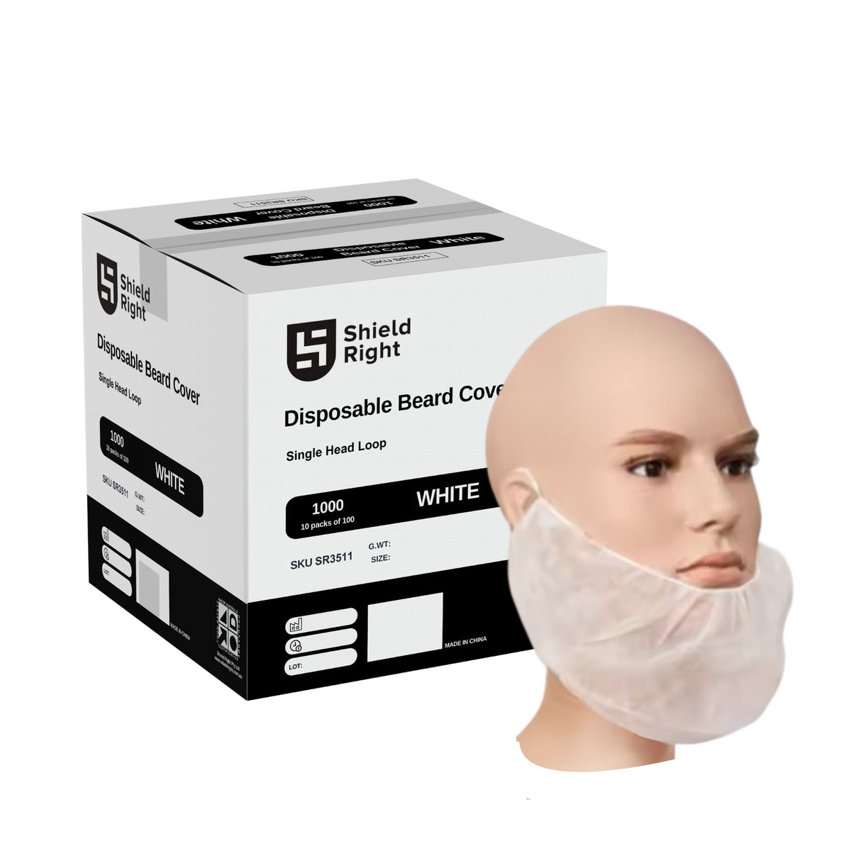 Disposable Beard Covers — Shield Right